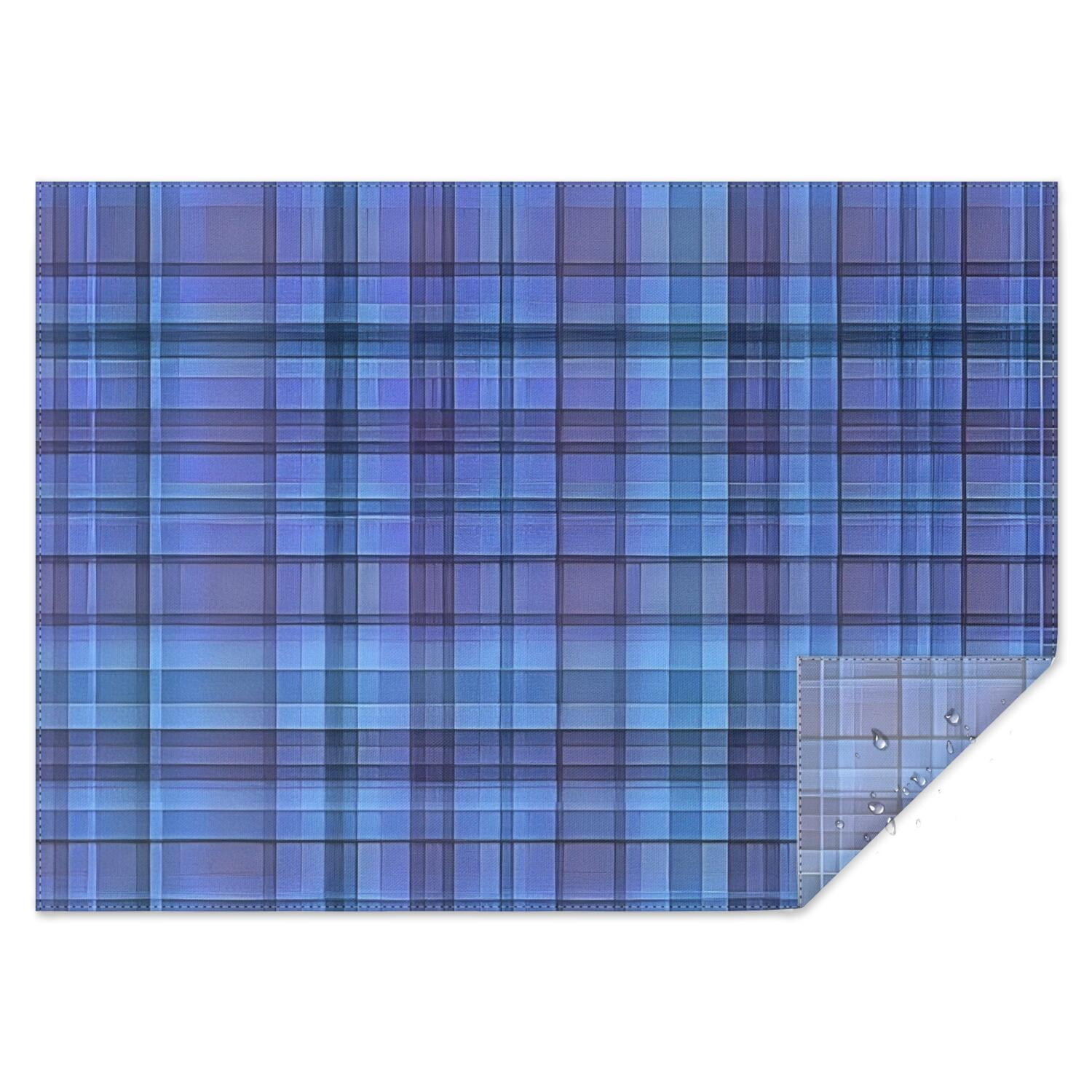 Blue Checkerboard Checkered Pattern Rectangle Tablecloth 60"x84 ...
