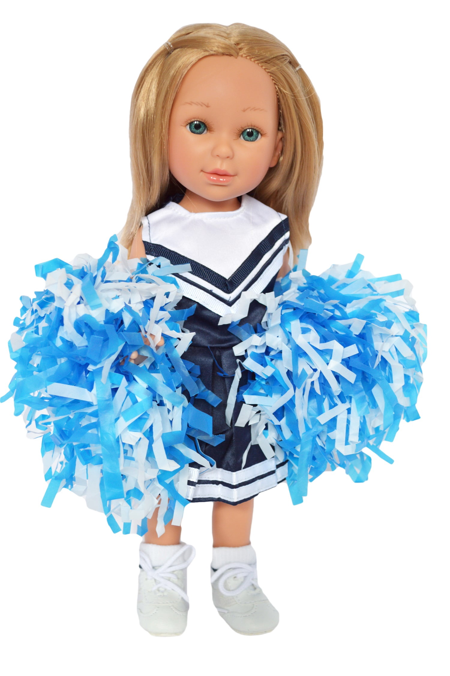Blue Cheerleader Outfit for 12-14.5 Inch Fashion Girl Dolls, Fits ...
