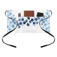 Blue Cherry Blossom Kitchen Restaurant Half Waist Apron, Watercolor ...