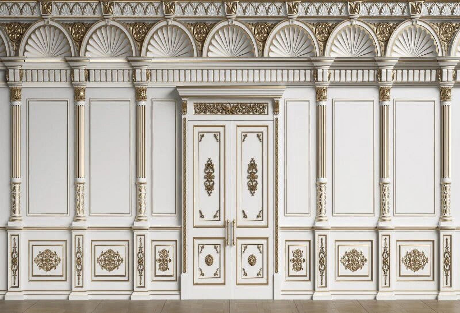 Blue Chic European Wall Backdrop Wedding Interior Decor Kids Birthday ...