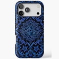Blue Chic Rich Royal Jewel Tone Solid Cover Tough iPhone Case 17 11 12 ...