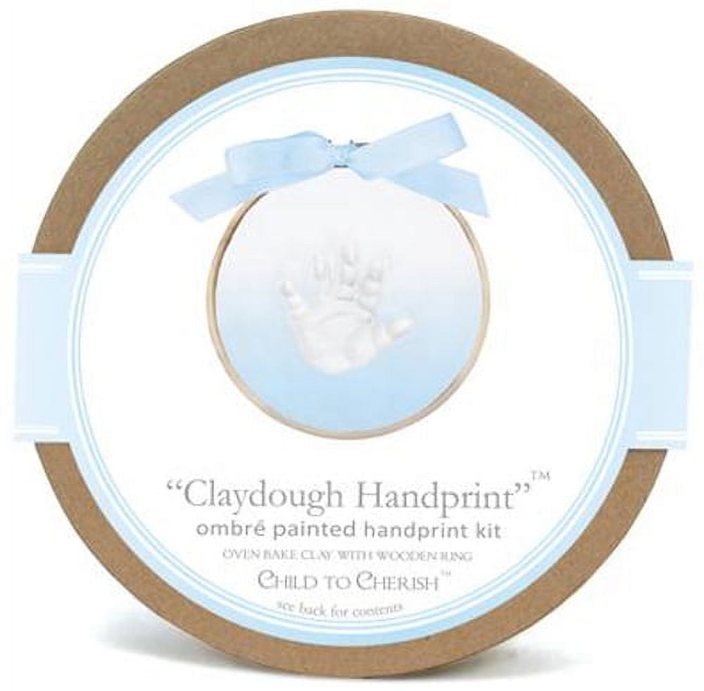 Blue Child to Cherish Baby Ombre Painted Claydough Handprint Kit ...