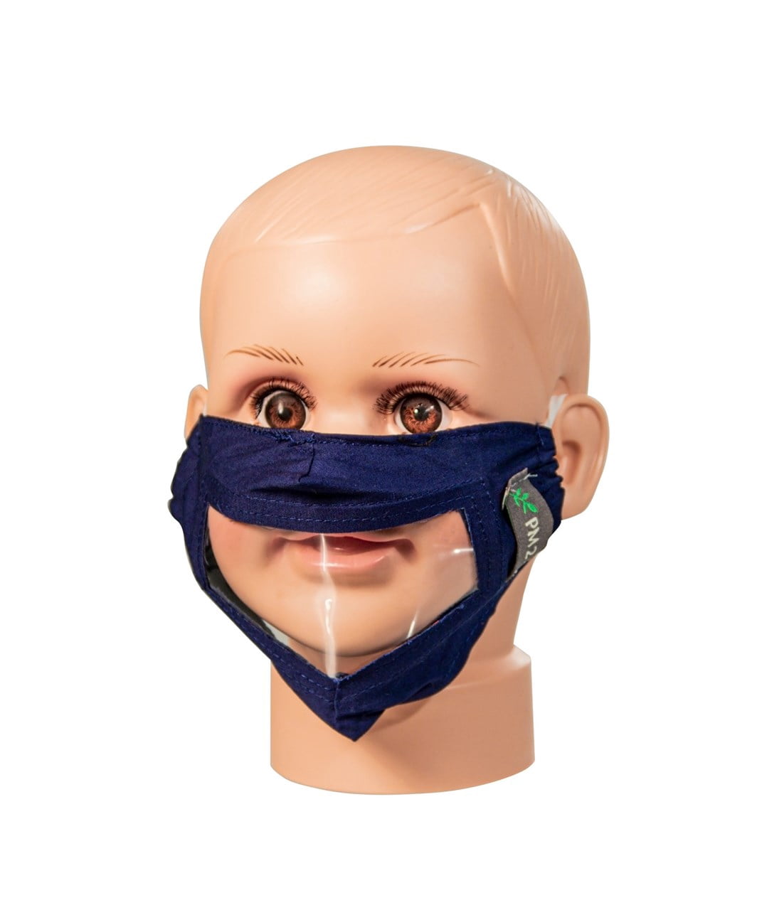Blue Childrens Reusable Face Mask with Clear Window - Walmart.com