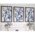 Blue Chinoiserie Prints Chinoiserie Vintage Blue Floral And Bird ...