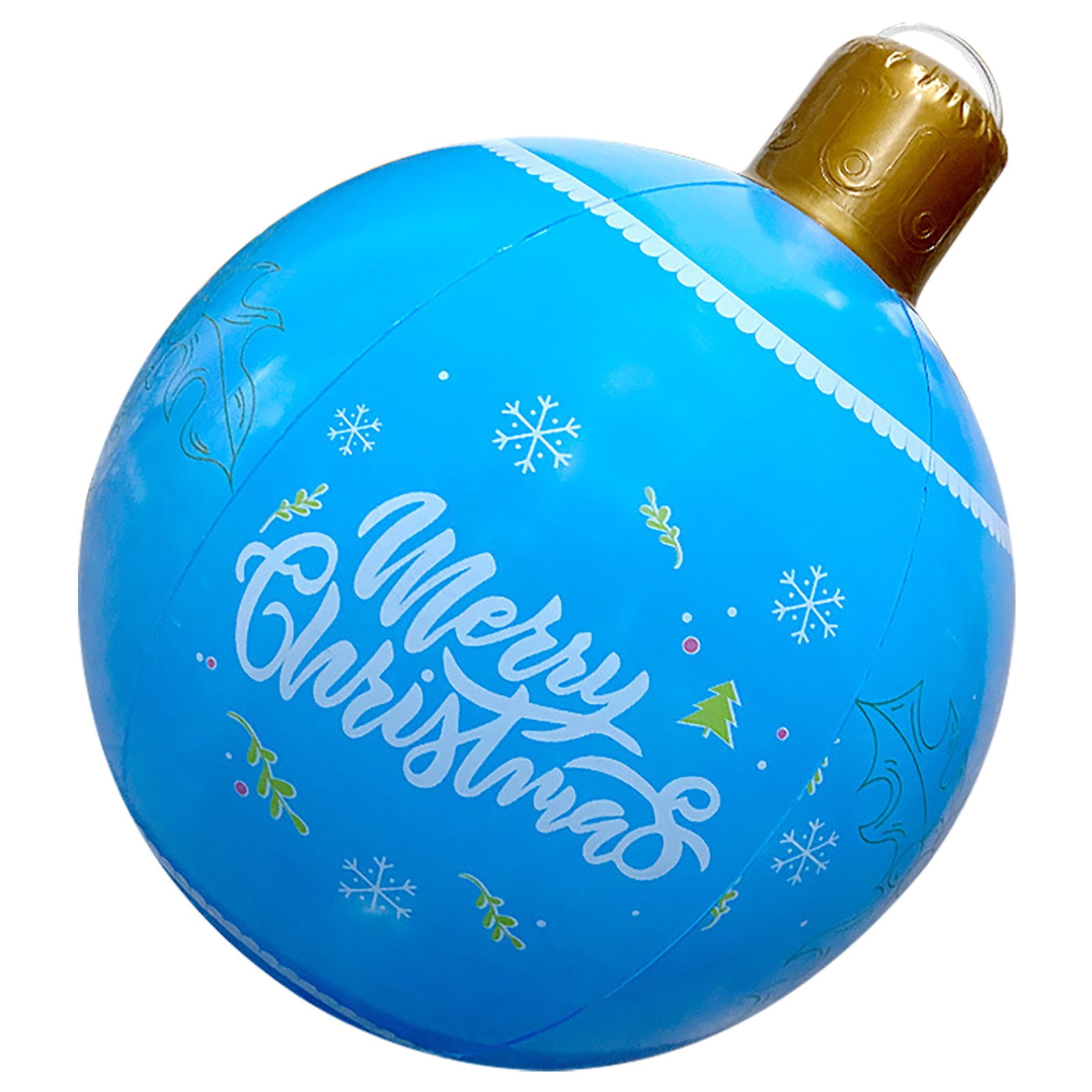 Blue Christmas Inflatable Decorative Ball Blue Color For Outdoor Yard ...