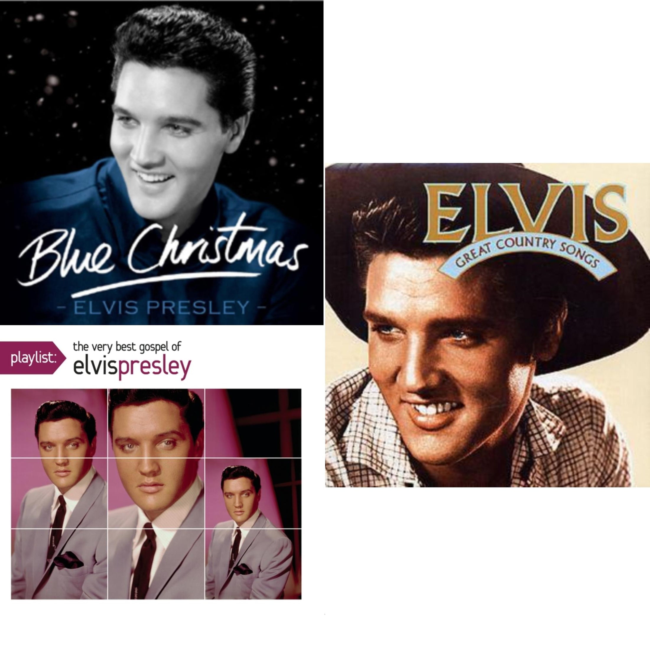 Blue Christmas & Playlist: Very Best Gospel Of Elvis Presley & Great ...