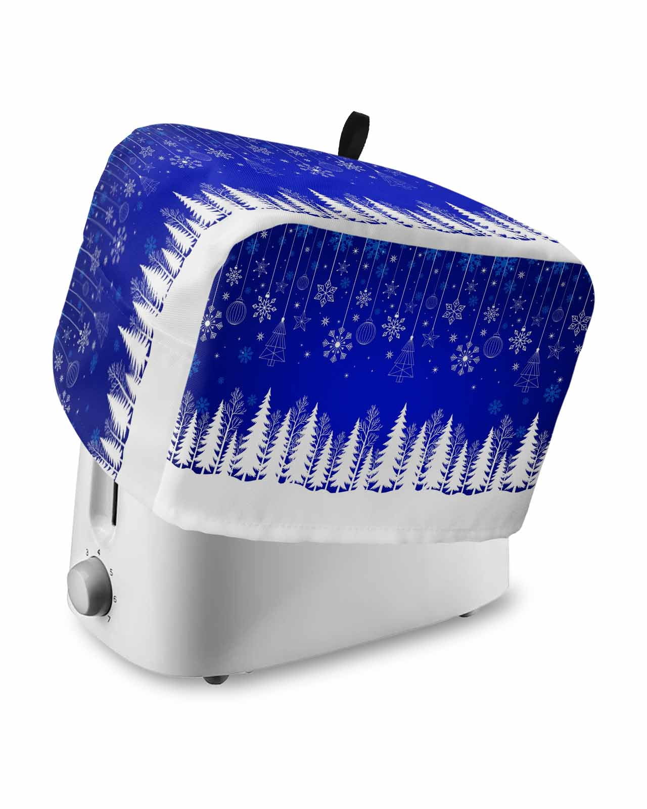 Blue Christmas Snowflakes Toaster Cover 4 Slice, Large Kitchen ...