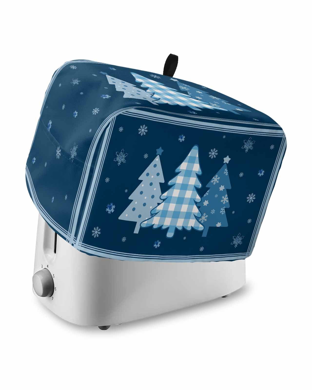 Blue Christmas Trees Small Toaster Cover 2 Slice, Kitchen Appliance ...