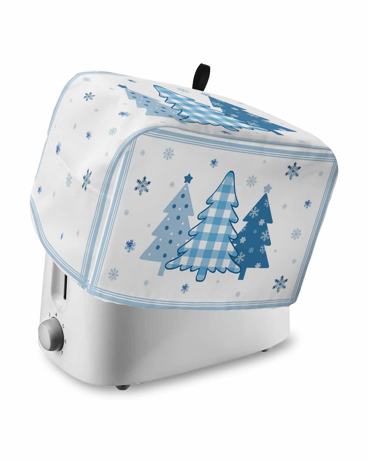Blue Christmas Trees Toaster Cover 4 Slice, Large Kitchen Appliance ...