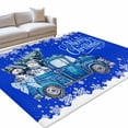 Blue Christmas Truck Washable Rug 4x6 Area Rug for Living Room Bedroom ...
