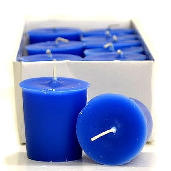 Blue Christmas Votive Candles Votive Candles Pack: 12 per box 1.75 in ...