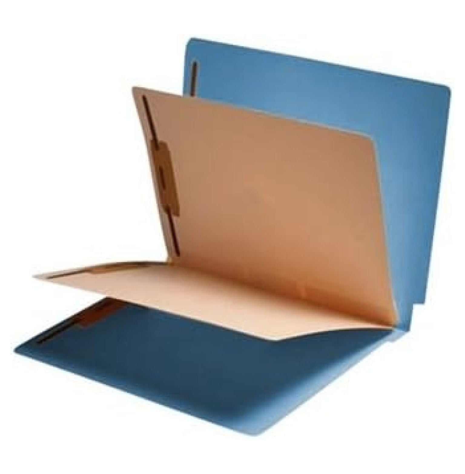 Blue Classification Folders - 2 Dividers, 6 Top Fasteners, 3/4 ...
