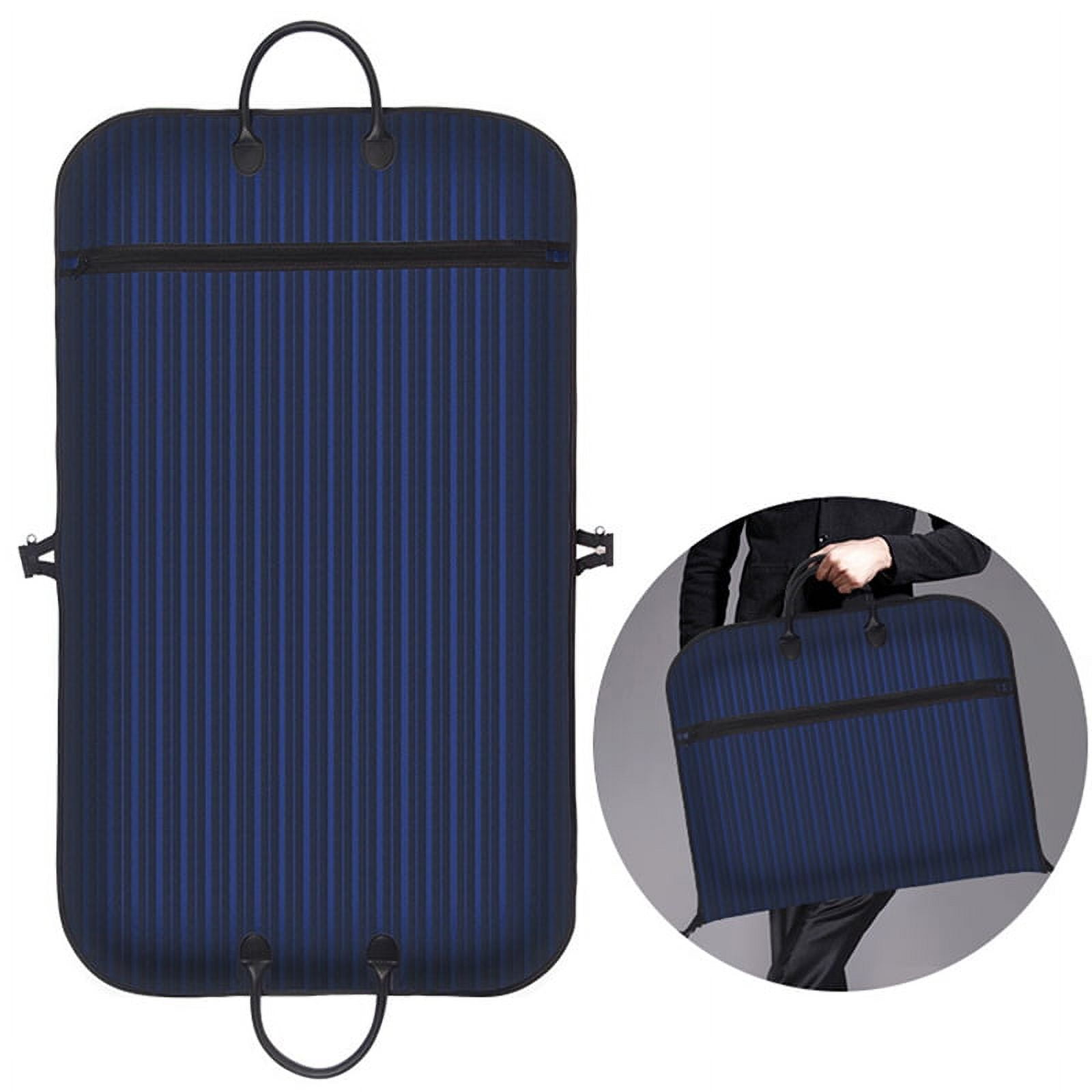 (Blue) Clothing Garment Storage Bags Men's Dust Covers Hanger Organizer ...