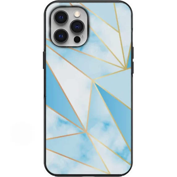 Blue Cloud Marble Design Print Themed Phone Case for 17 16 15 14 13 12 ...