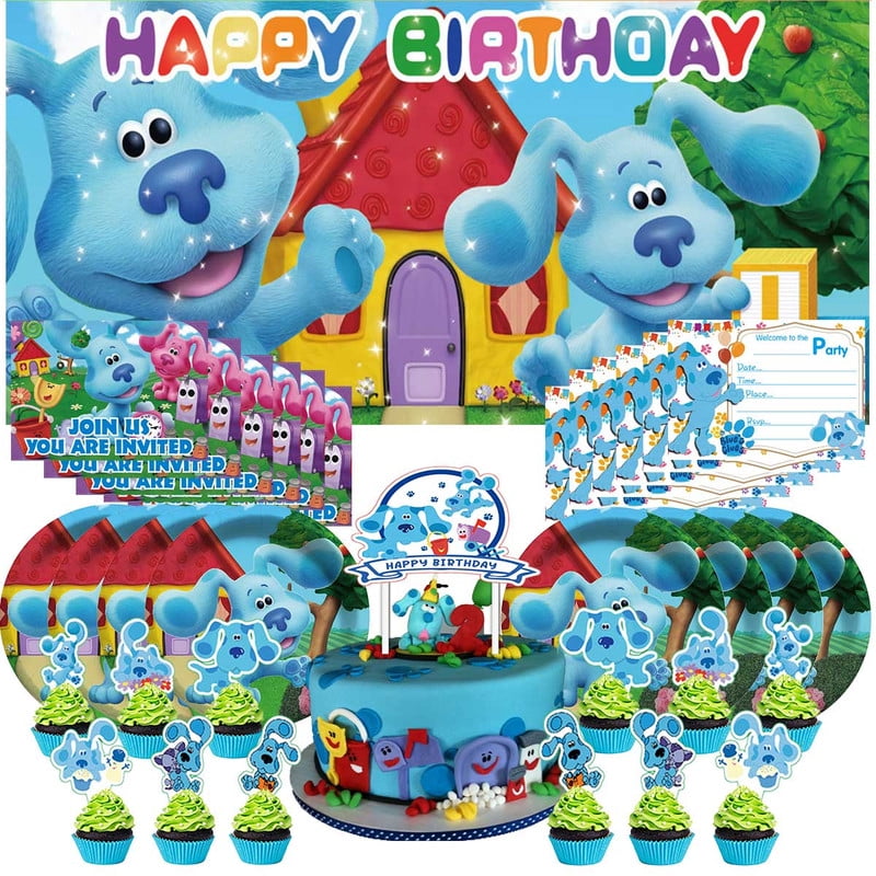 Blue Clue Invitation Cards Invite Party Supplies Decor Decorations ...
