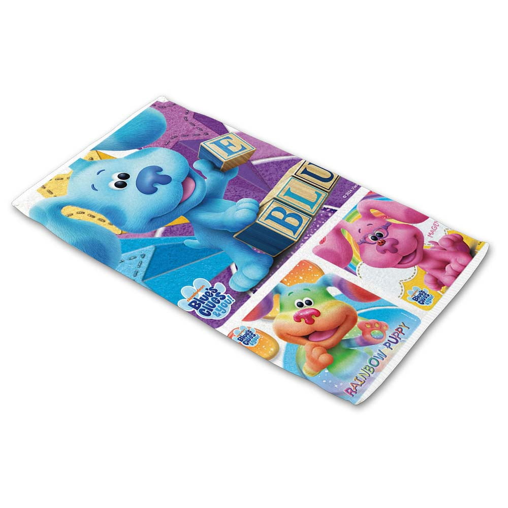 Blue Clues Hand Towels Fan Gift Face Bath for Bathroom Clearance ...