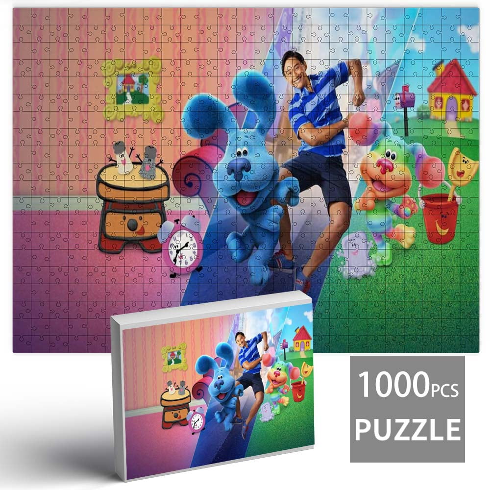 Blue Clues Puzzles for Adults 1000 Pieces Jigsaw Challenging Game Hard ...