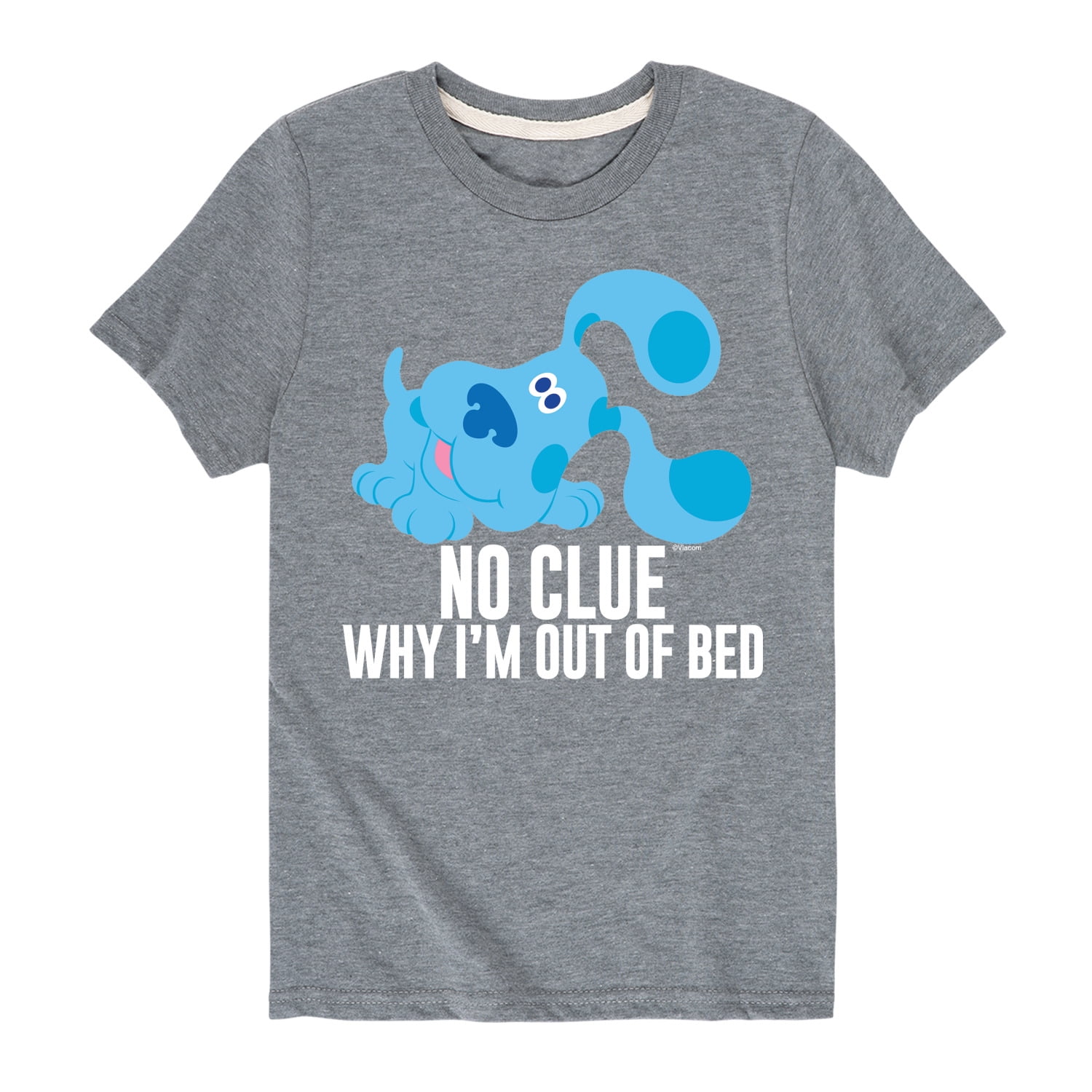 Blue Clues & You! - No Clue Why I'm Out Of Bed - Toddler & Youth Short Sleeve Graphic T-Shirt ...