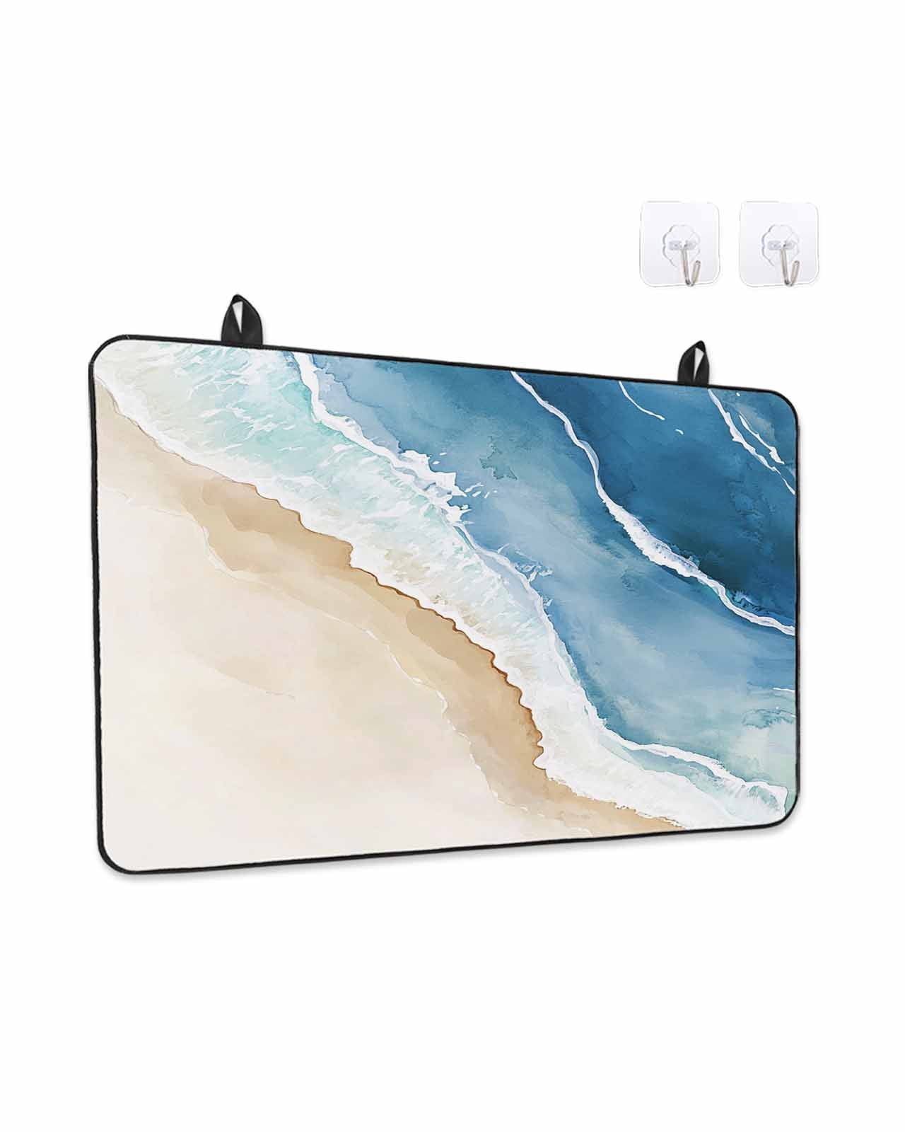 Blue Coastal Stove Top Covers for Electric Stove, Kitchen Glass Ceramic ...