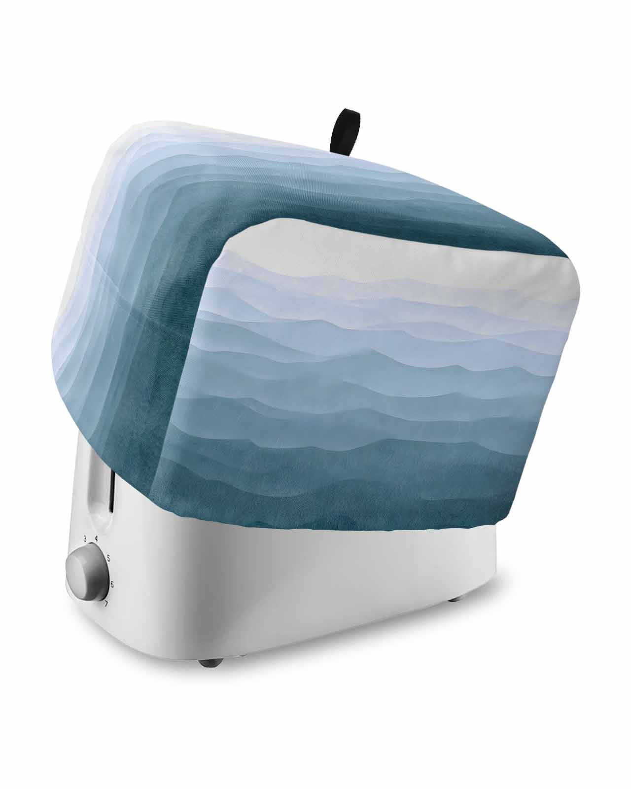 Blue Coastal Wave Small Toaster Cover 2 Slice, Kitchen Appliance Covers ...
