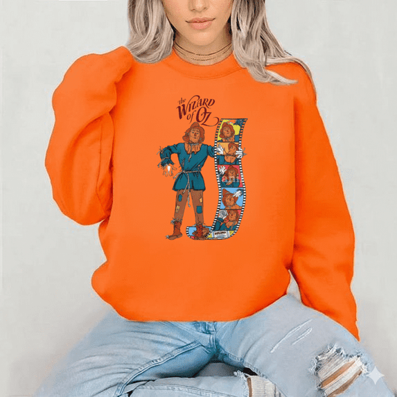 Blue Coat Scarecrow with Crow Country Farm Rustic Art Sweatshirt up to ...