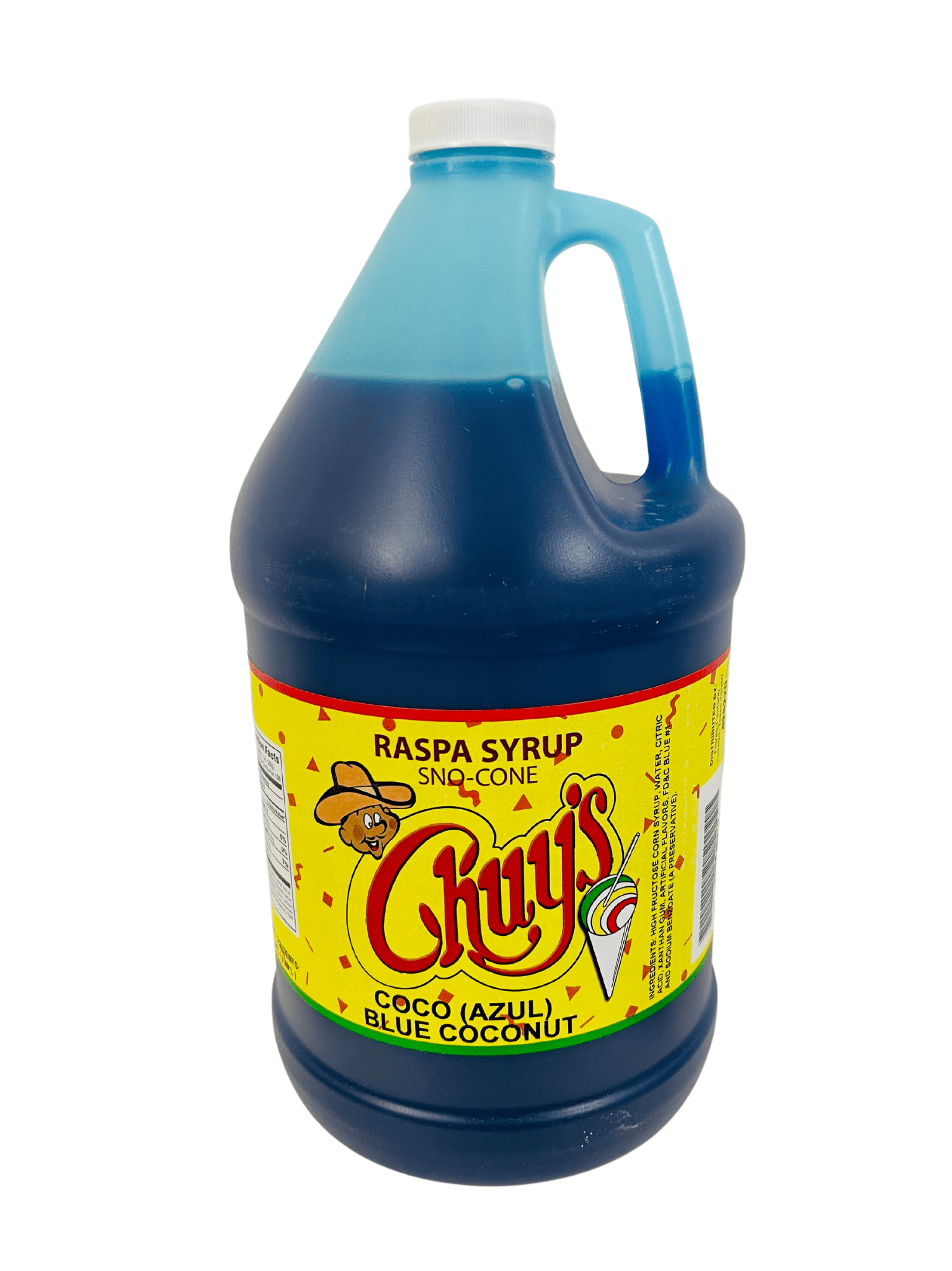 Blue Coconut Sno Cone Syrup 1 Galon 128 Ounce Raspa Coco Azul Flavor ...