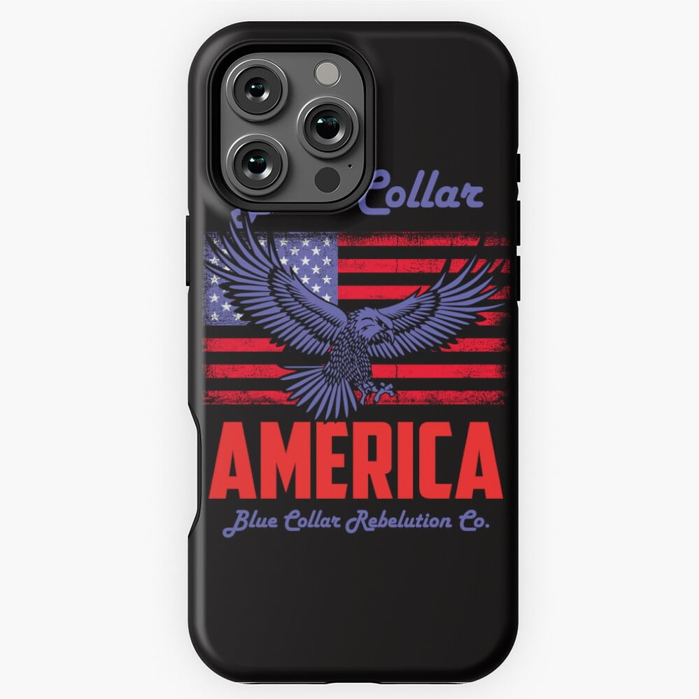 Blue Collar America Rebelution Co Phone Case for iPhone 16 15 14 13 12 ...