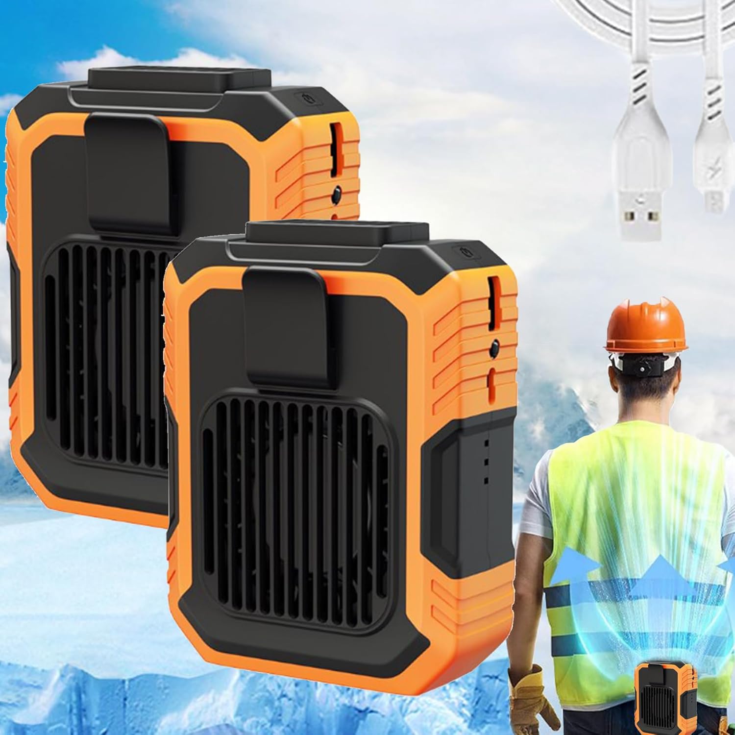 Blue Collar Breeze - Portable Waist Fan, Portable Mini Blue Collar ...