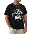Blue Collar Dad Men's HD Print Classic Short Sleeve T-Shirts Black ...