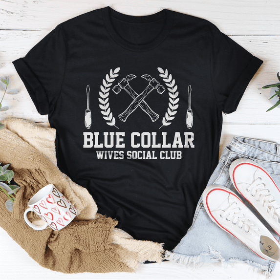 Blue Collar Wives Social Club Tee Heather Prism Peach S Peachy Sunday T ...