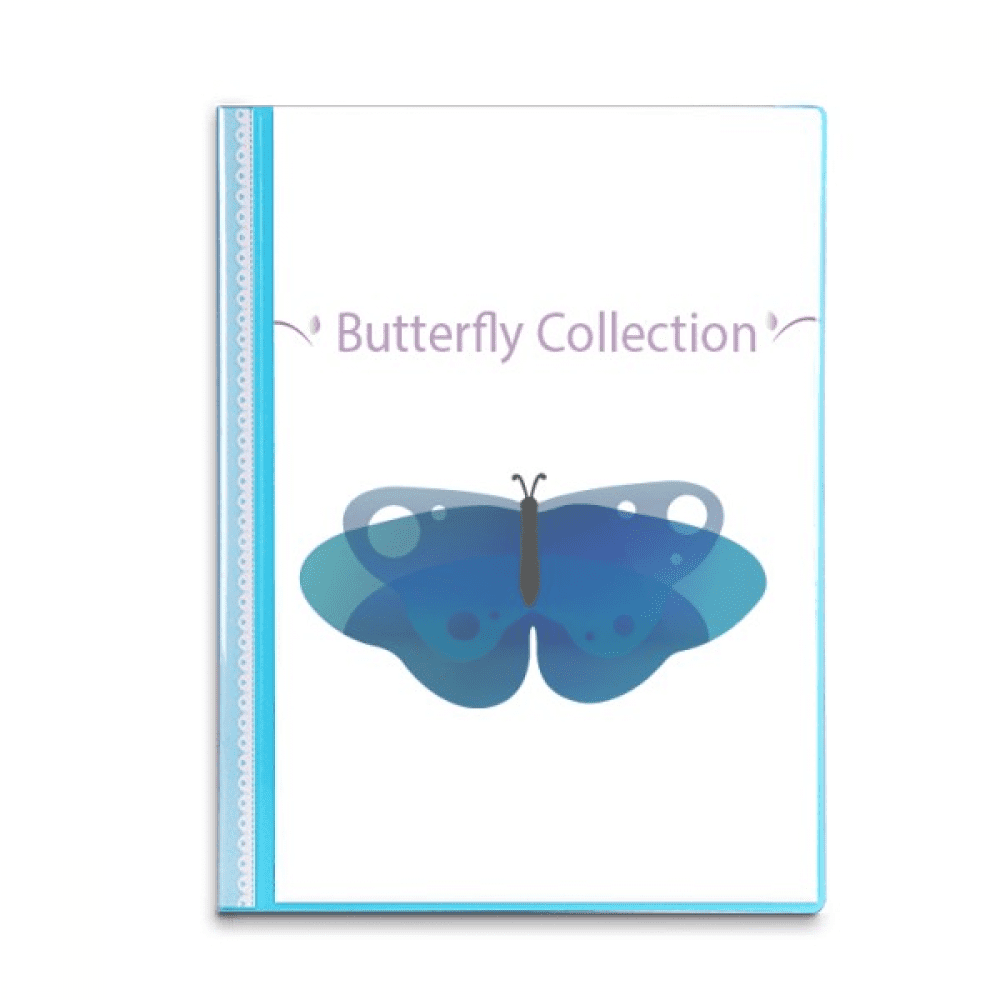 Blue Collection Book Sheet Protectors Portfolio Binder Folder - Walmart.com