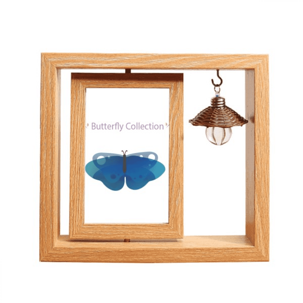 Blue Collection Wooden Rotating Picture Photo Frame 4x6 - Walmart.com