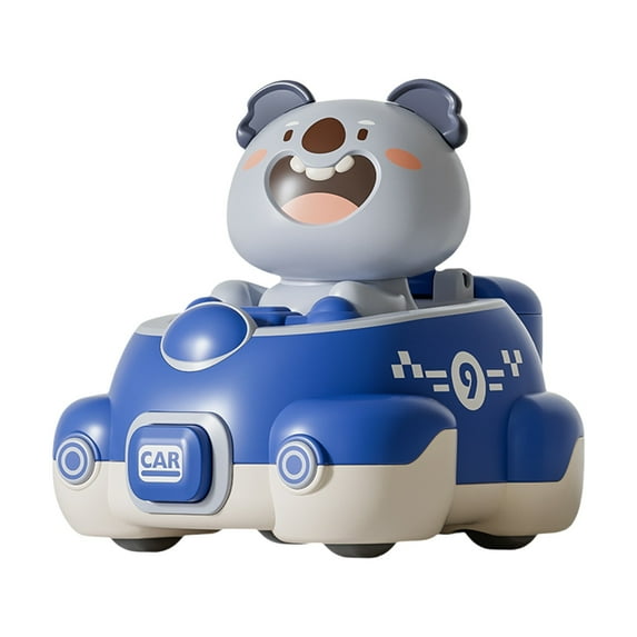 Blue Collision Catapult Car Toy With Storage Box Fun Inertia Sliding ...