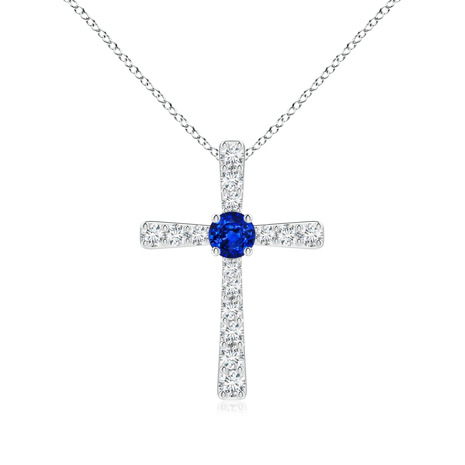 Blue Color Cross Pendant - Trendy Gift for Women - Walmart.com