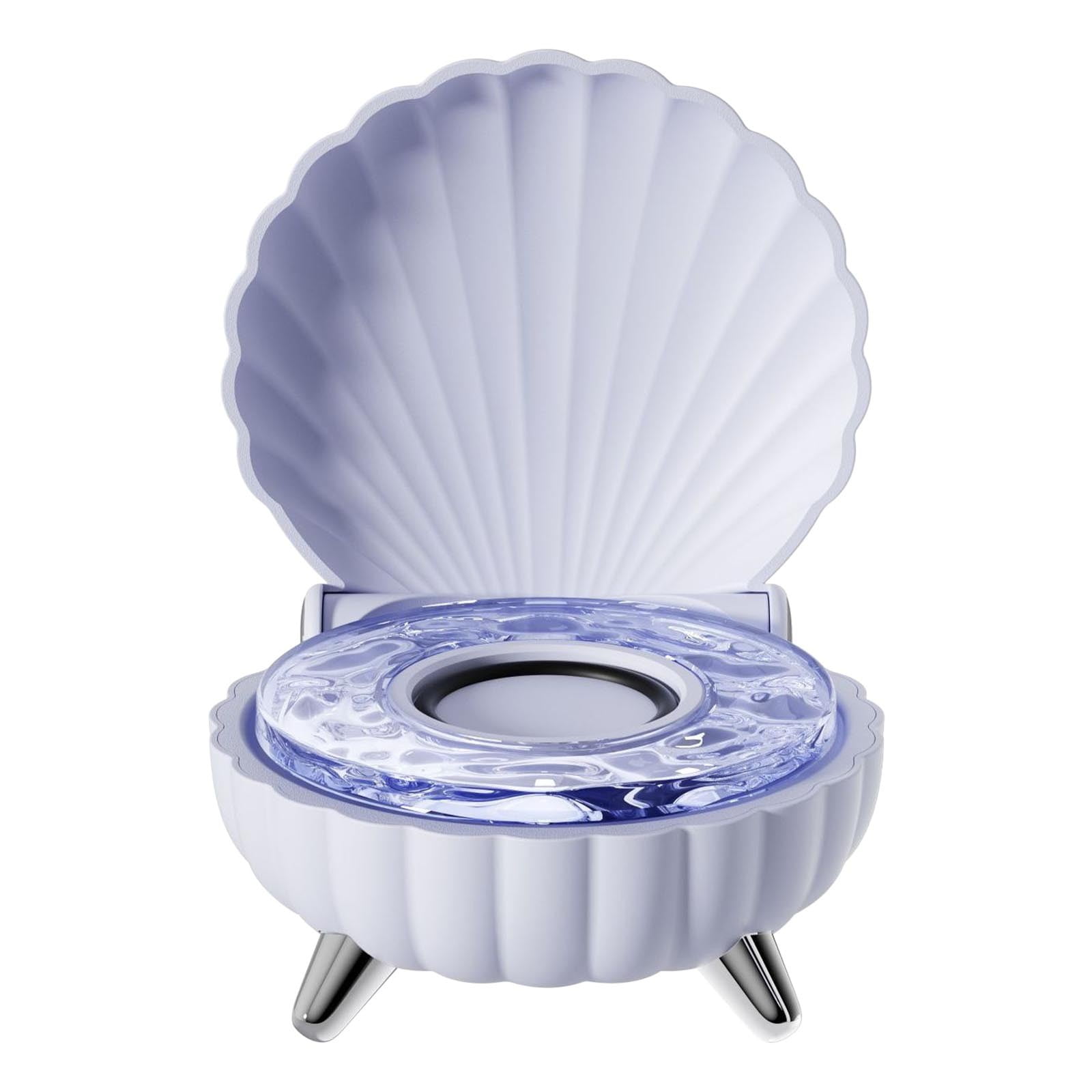 Blue Conch Bluetooth Speaker Colorful Light Bedroom Mini Bluetooth ...