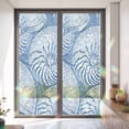 Blue Conch Window Privacy Film Coastal Ocean Beach Summer Nautical ...