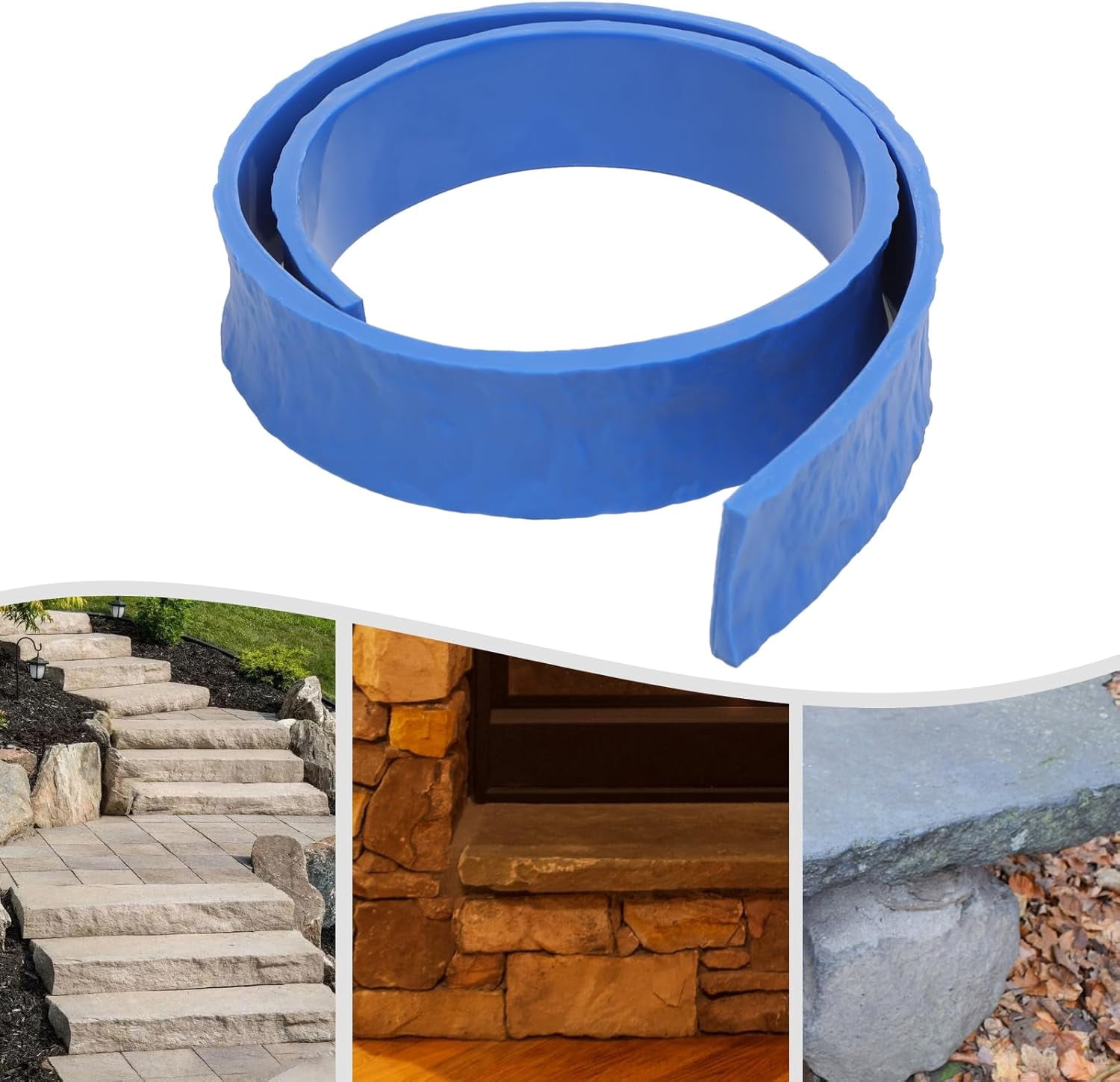 Blue Concrete Stamp Mat, Cement Concrete Wall & Floor Mat Texturing ...