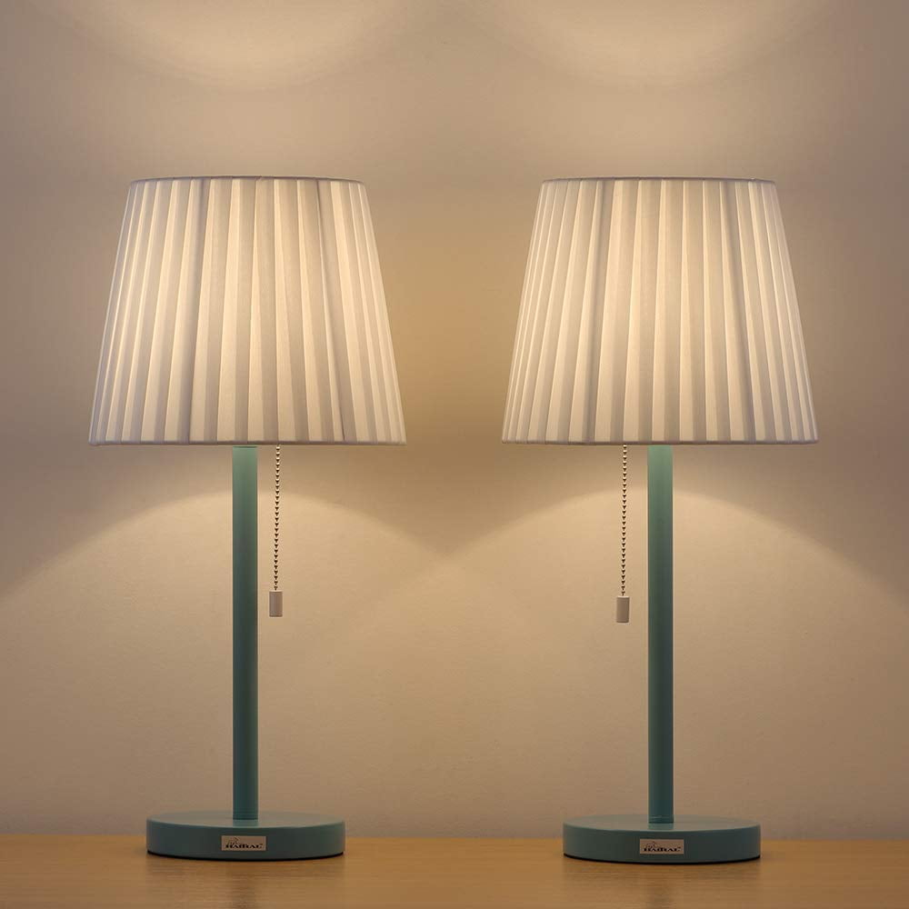 Metal Lamp Table Reading Lamp - Blue Industrial Design - Walmart.com
