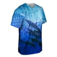 Blue Cool Dolphin Mens T-Shirt All Over Print - Walmart.com