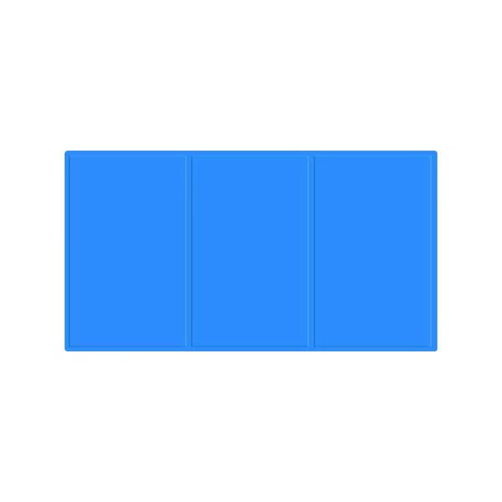 Blue Cooling Mat for Dogs and Cats, Solid Gel Self Cooling Mat Foldable ...