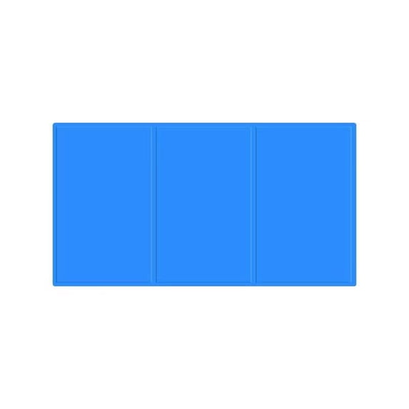 Blue Cooling Mat for Dogs and Cats, Solid Gel Self Cooling Mat Foldable ...