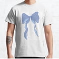 Blue Coquette Bow Classic T-shirt - Walmart.com