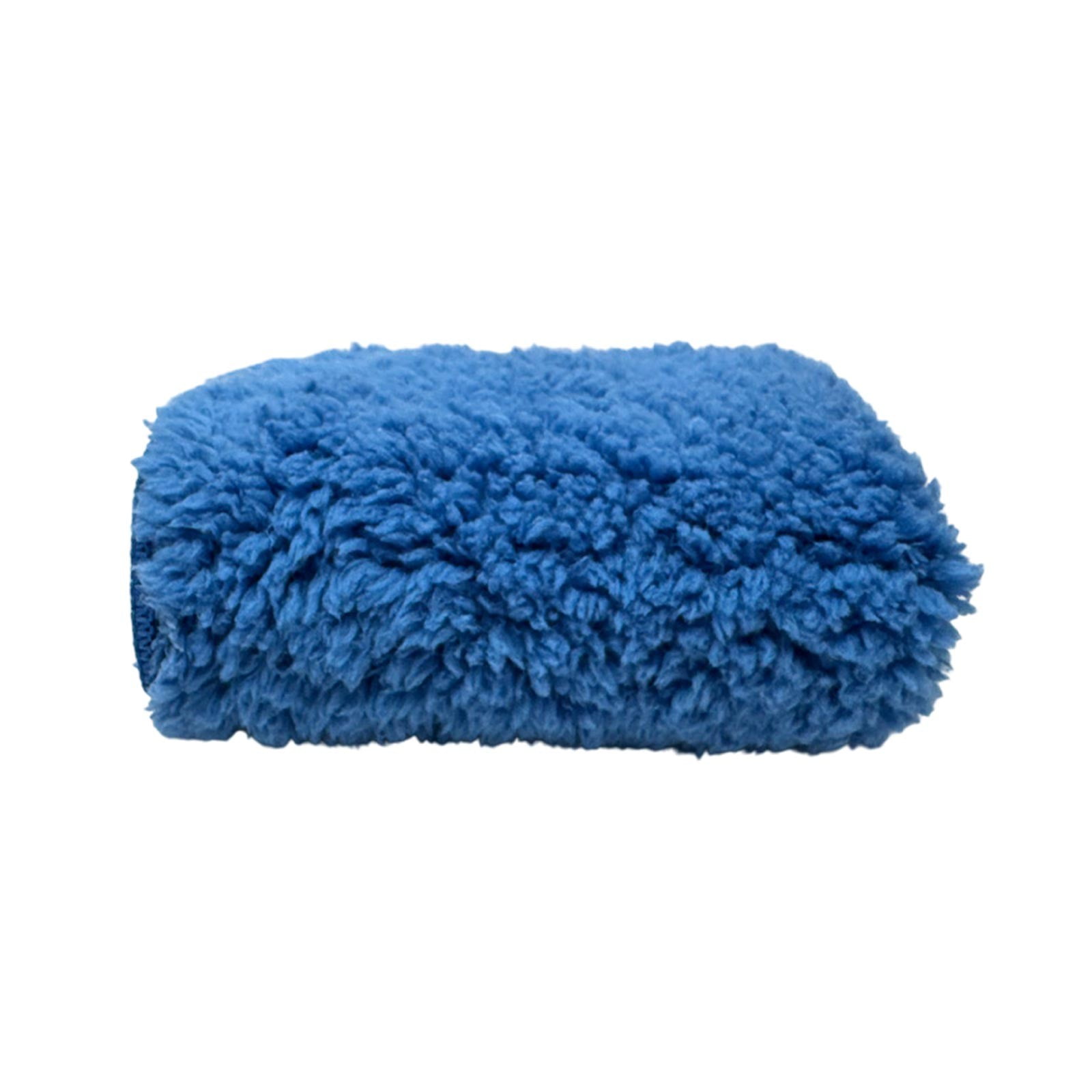 Blue Coral Fleece Dish Cloth Kitchen Cleaning Towel Absorbent Non Stick ...