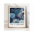 Blue Coral Ocean Art Print, Yayoi Kusama Inspired Coastal Poster, Beach ...