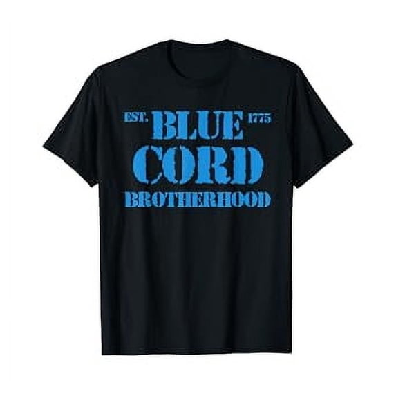 Blue Cord Brotherhood Est. 1775 Infantry Style T-Shirt - Walmart.com