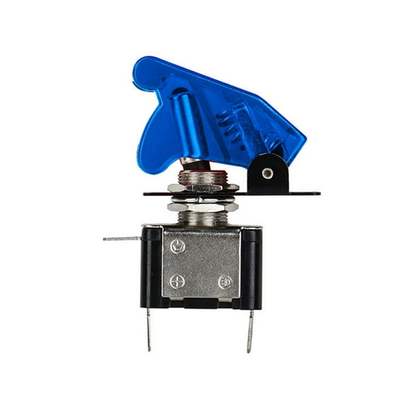 Blue Cover LED Toggle Switch Racing SPST ON/OFF 12V For Car Truck-LED ...