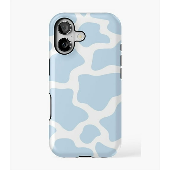 Blue Cow Print Animal Pattern Protective Hard Case for Apple iPhone 11 ...