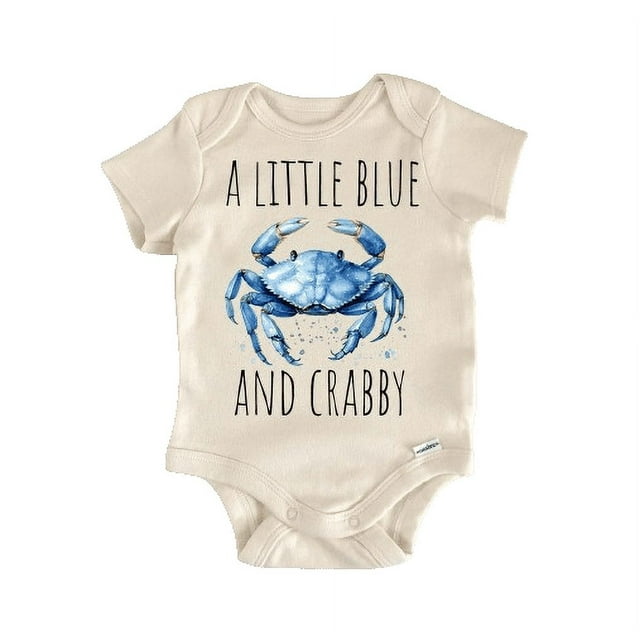 Blue Crab - Baby Boy Girl Clothes Infant Bodysuit Funny Cute Newborn - Walmart.com