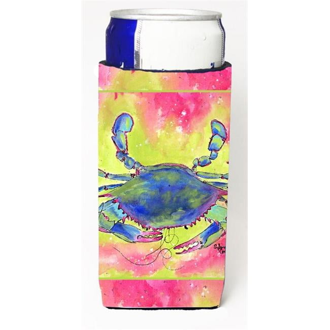 Blue Crab Bright Pink And Green Michelob Ultra s For Slim Cans - 12 oz ...
