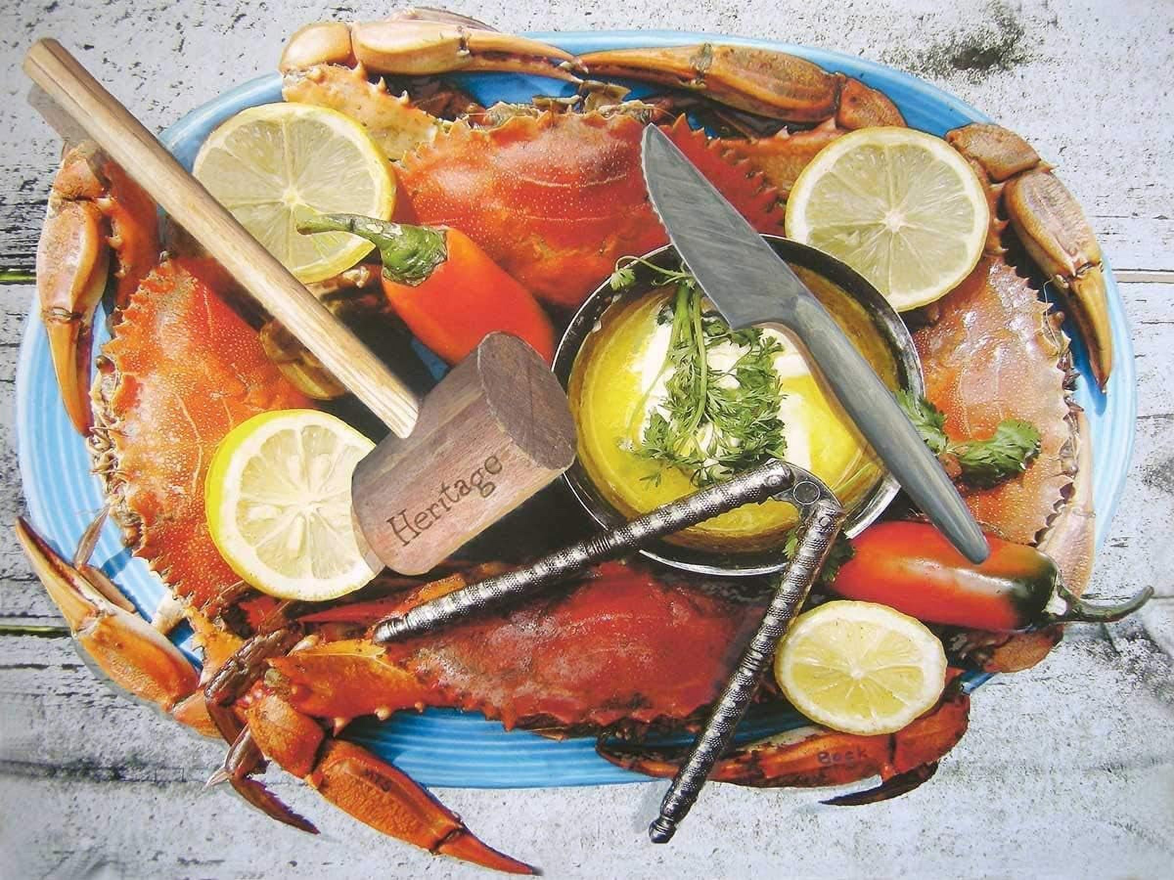 Blue Crab Feast Theme by William Bock and Maria Sotolongo Jigsaw Puzzles for Adults 500 Pieces ...